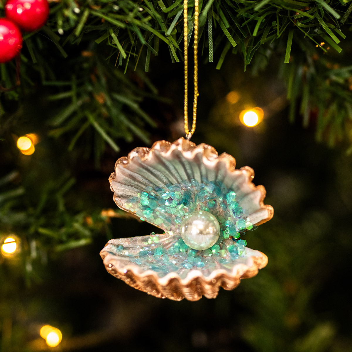 Pearlized christmas ornaments store